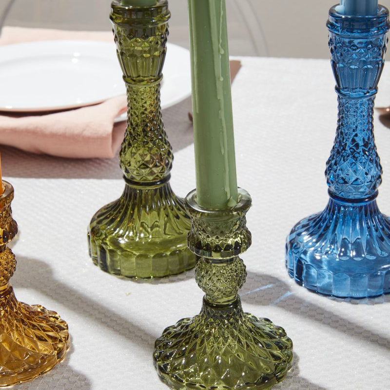 Gillian Candlestick Set of 2 – Paynes Gray