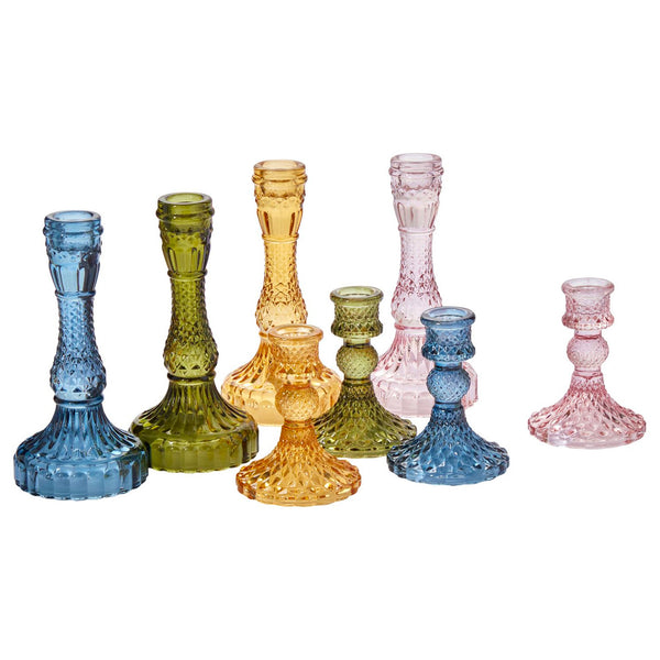 Gillian Candlestick Set of 2 – Paynes Gray