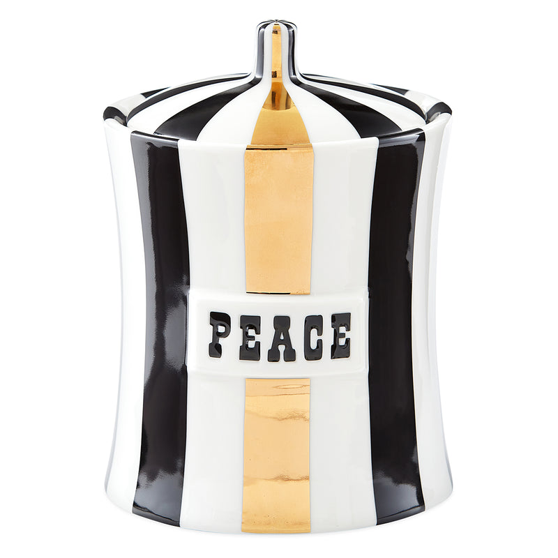 Jonathan Adler Vice Gilded Peace Canister – Paynes Gray