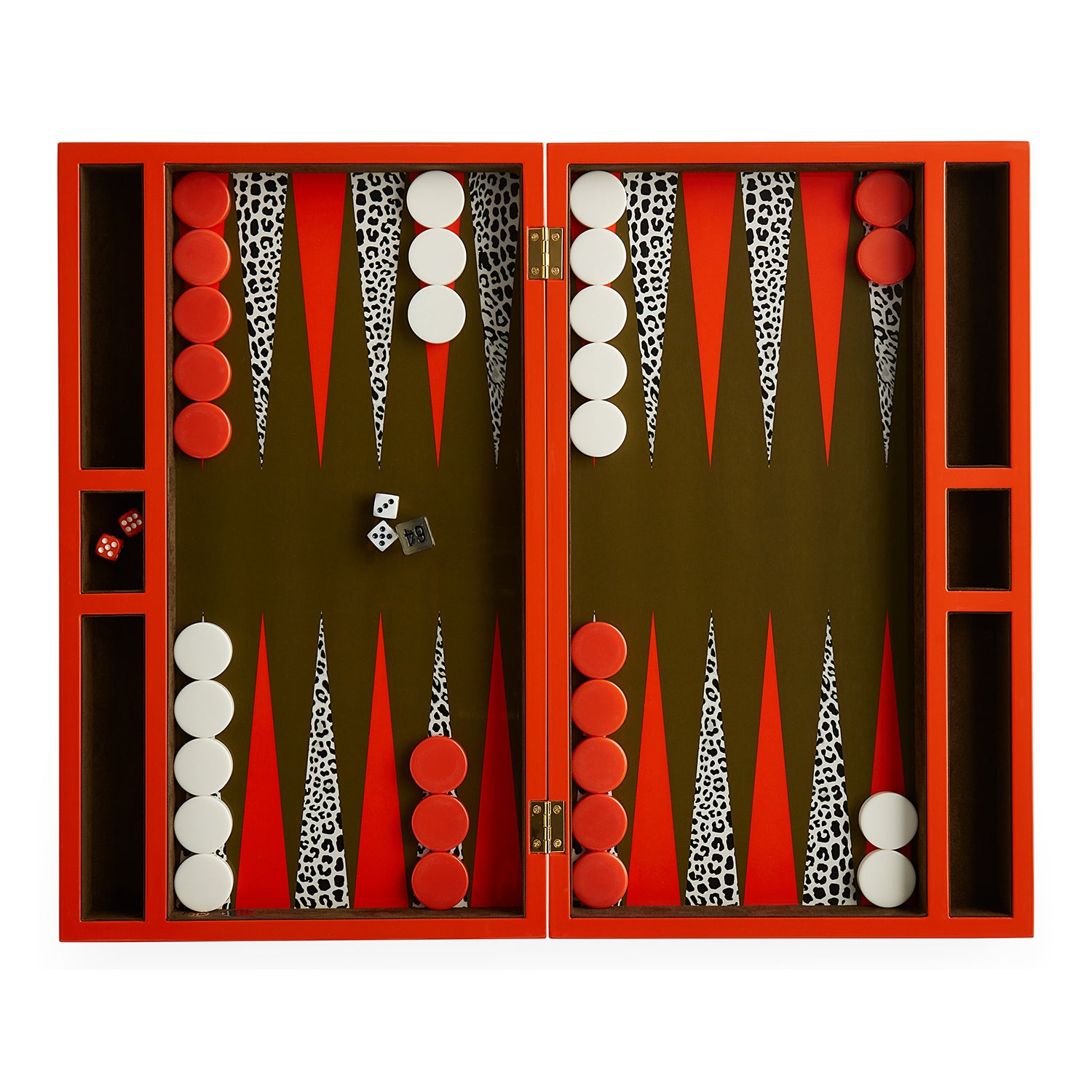 Jonathan Adler Leopard Backgammon Set – Paynes Gray
