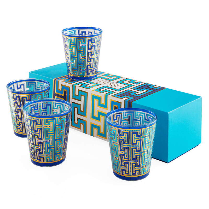 Jonathan Adler Madrid Glassware Set – Paynes Gray