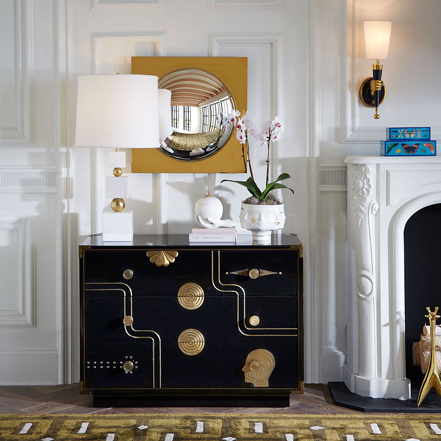 Jonathan Adler Gala Chest – Paynes Gray