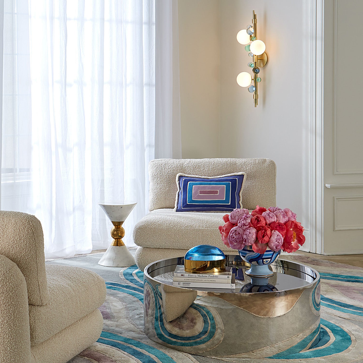 Jonathan Adler Globo Linear Wall Sconce – Paynes Gray