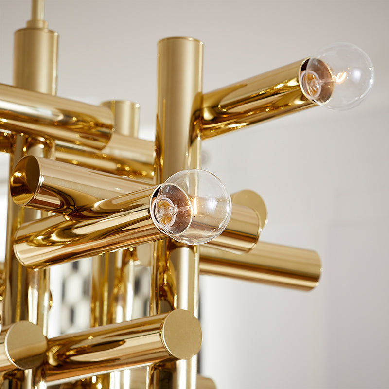 Jonathan Adler Milano Kinetic Chandelier – Paynes Gray