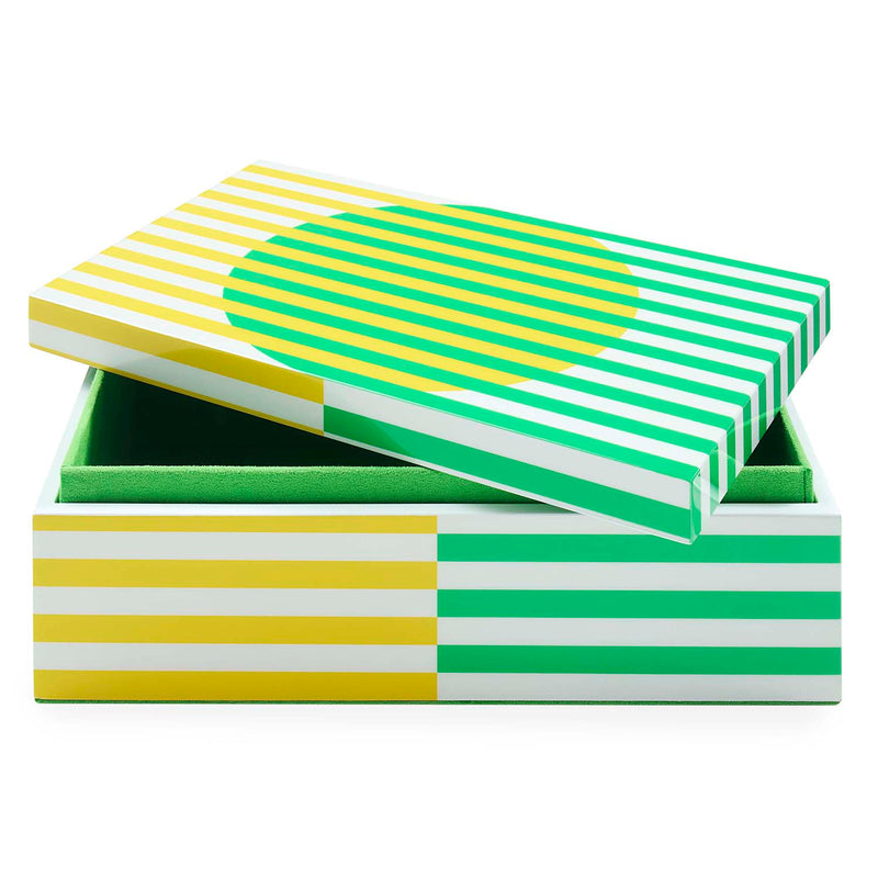 Jonathan Adler Copenhagen Lacquer Box – Paynes Gray