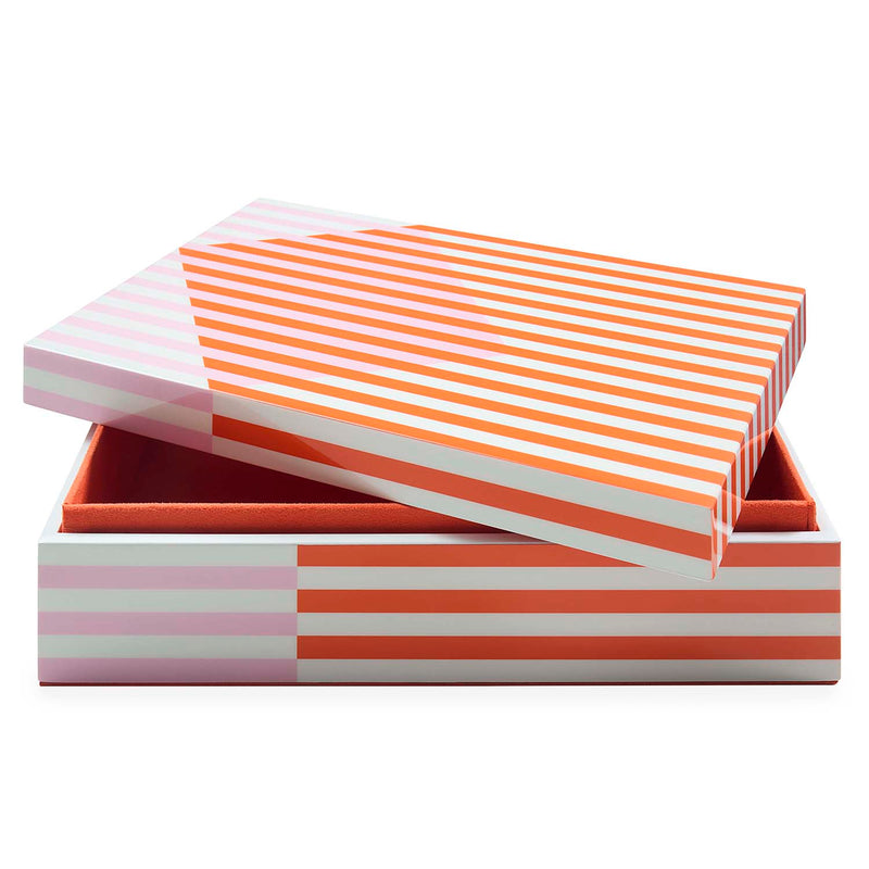 Jonathan Adler Copenhagen Lacquer Box – Paynes Gray