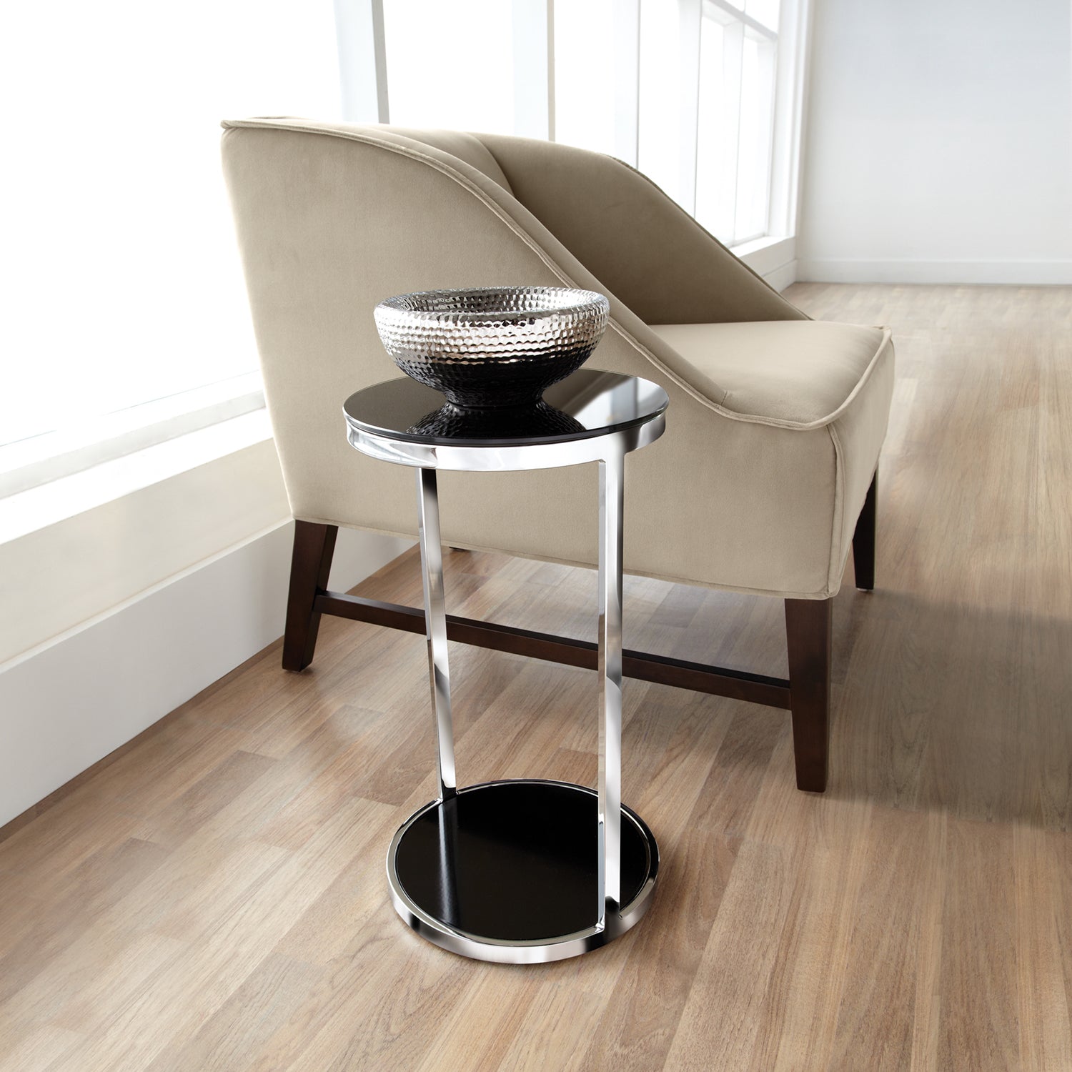 Sunpan Benjamin End Table – Paynes Gray