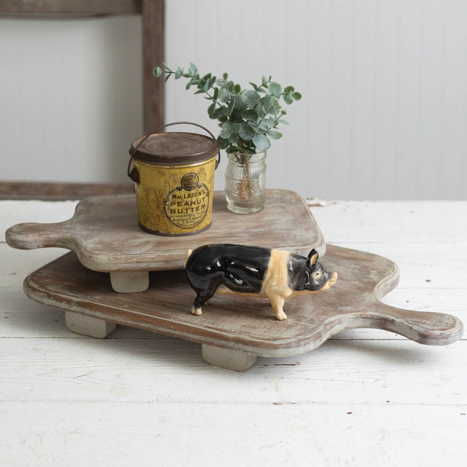 Wood Cutting Board Riser Set of 2 – Paynes Gray