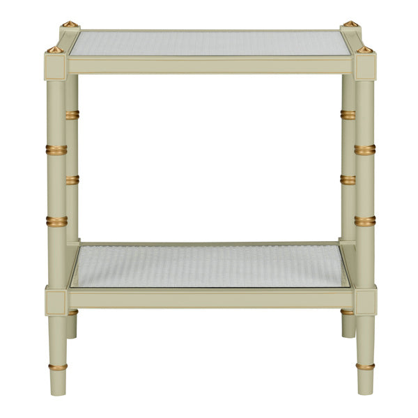 Chelsea House Conner Cane End Table – Paynes Gray