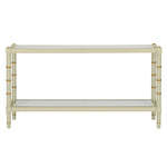 Chelsea House Conner Cane Console – Paynes Gray