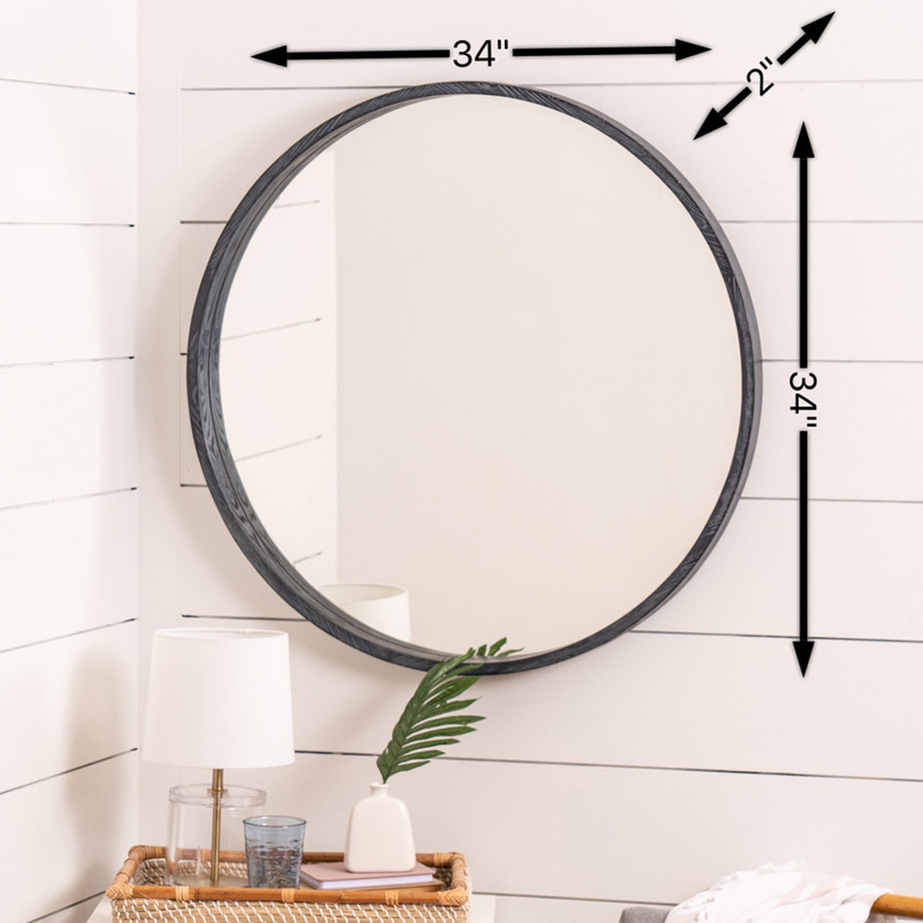 Parson Gray Wall Mirror – Paynes Gray