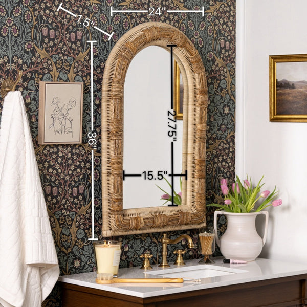 Polly Wall Mirror – Paynes Gray