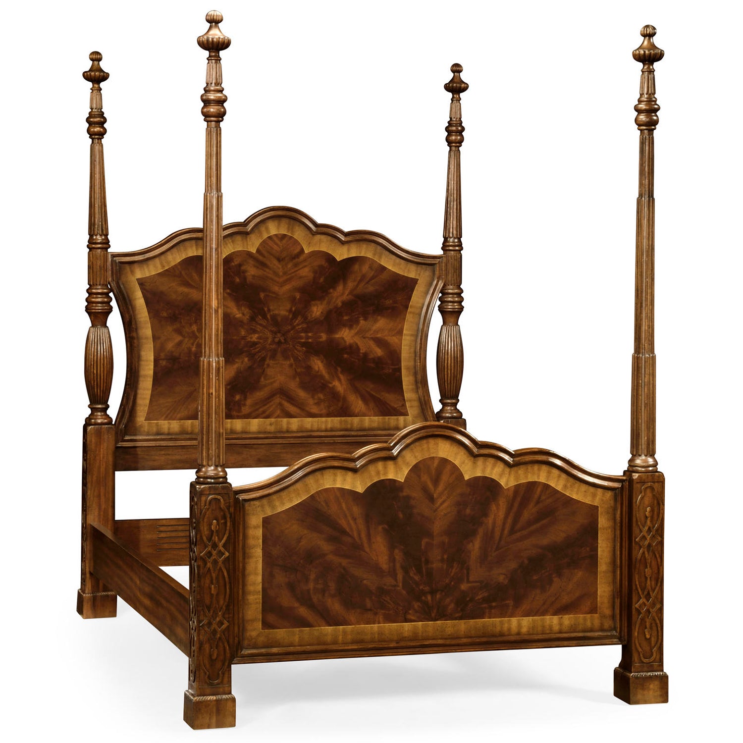 Jonathan Charles Versailles King Poster Bed – Paynes Gray