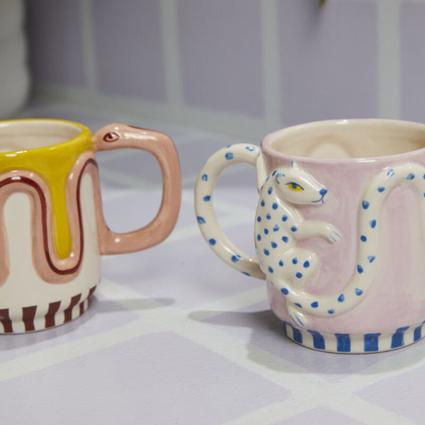 Wild Tails Mug Set of 4 – Paynes Gray