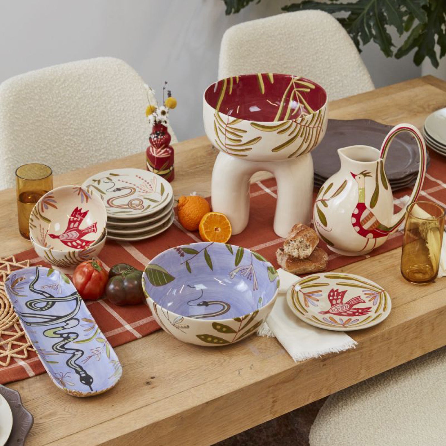 Jessica Hiemstra Parable Footed Bowl – Paynes Gray