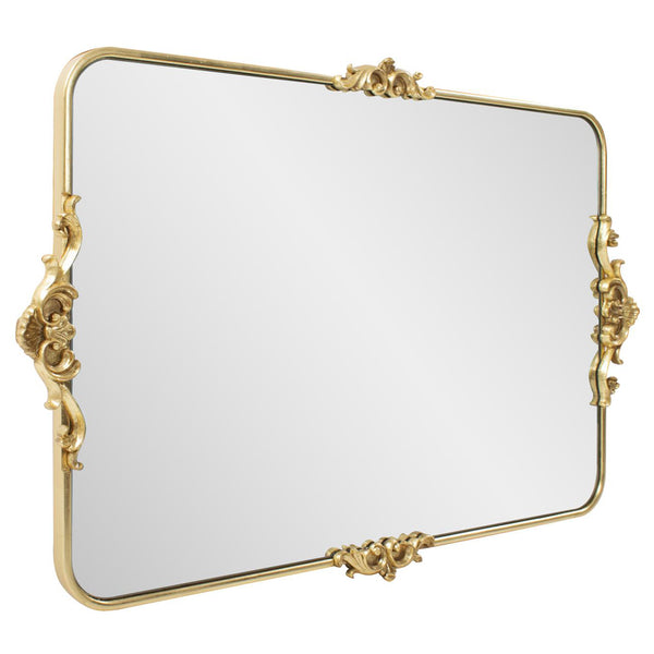 Wanstead Park Gold Gilded Vanity Wall Mirror – Paynes Gray
