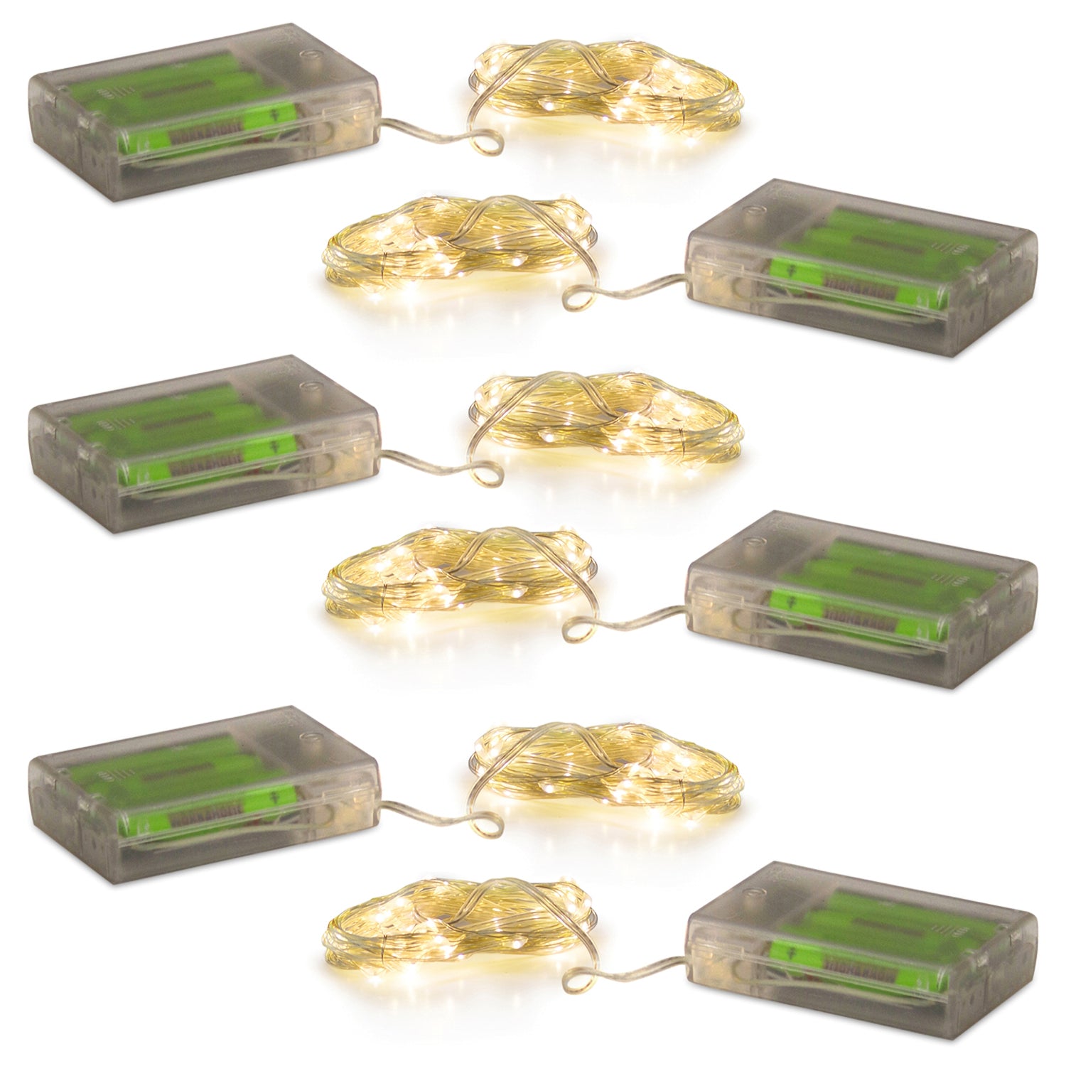 Mini LED String Light Strand Set of 6