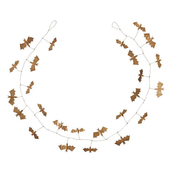 Winged Bat Gold Garland Set of 2 – Paynes Gray
