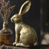 Golden Hare Sculpture – Paynes Gray