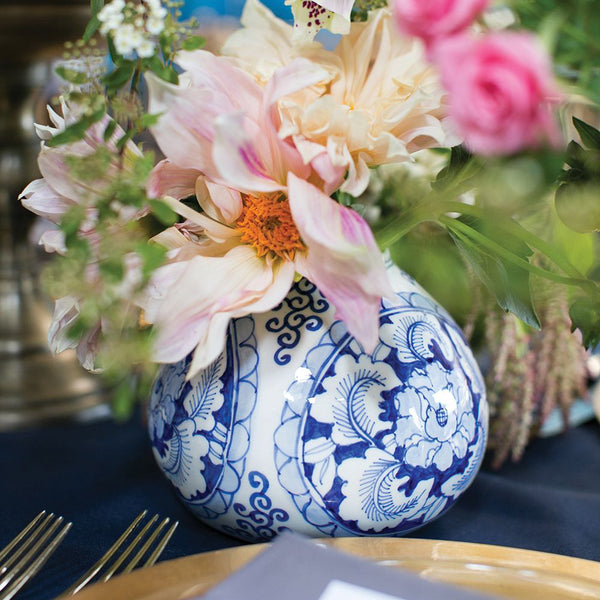 Eleanor Blue Small Vase – Paynes Gray