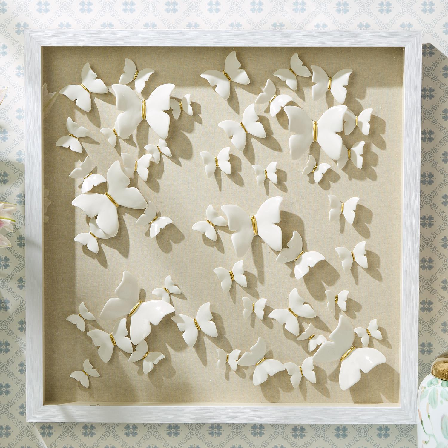 Butterflies Shadow Box Wall Art