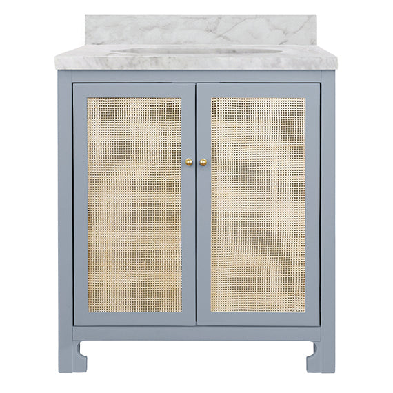 Worlds Away Boyd Bath Vanity – Paynes Gray