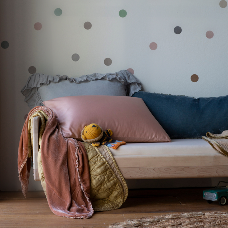 Bella Notte Bria Crib Sheet – Paynes Gray