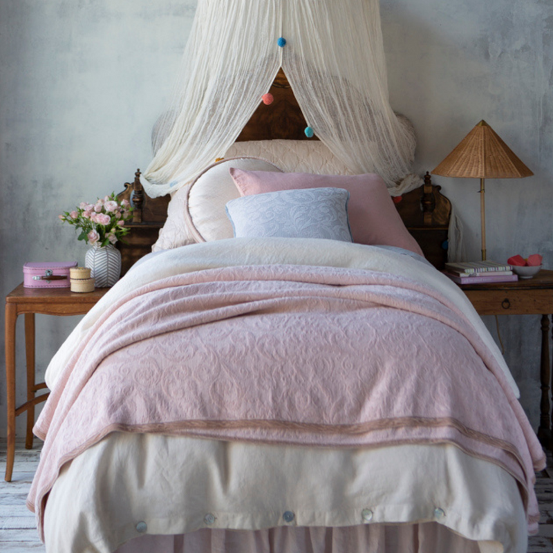 Bella Notte Adele Coverlet – Paynes Gray