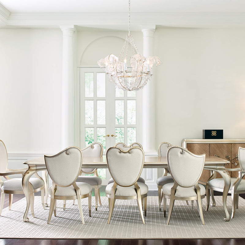 Caracole Fontainebleau Side Chair Set of 2 – Paynes Gray