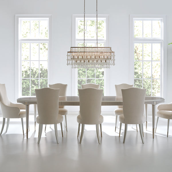 Caracole Love Feast Expandable Dining Table – Paynes Gray