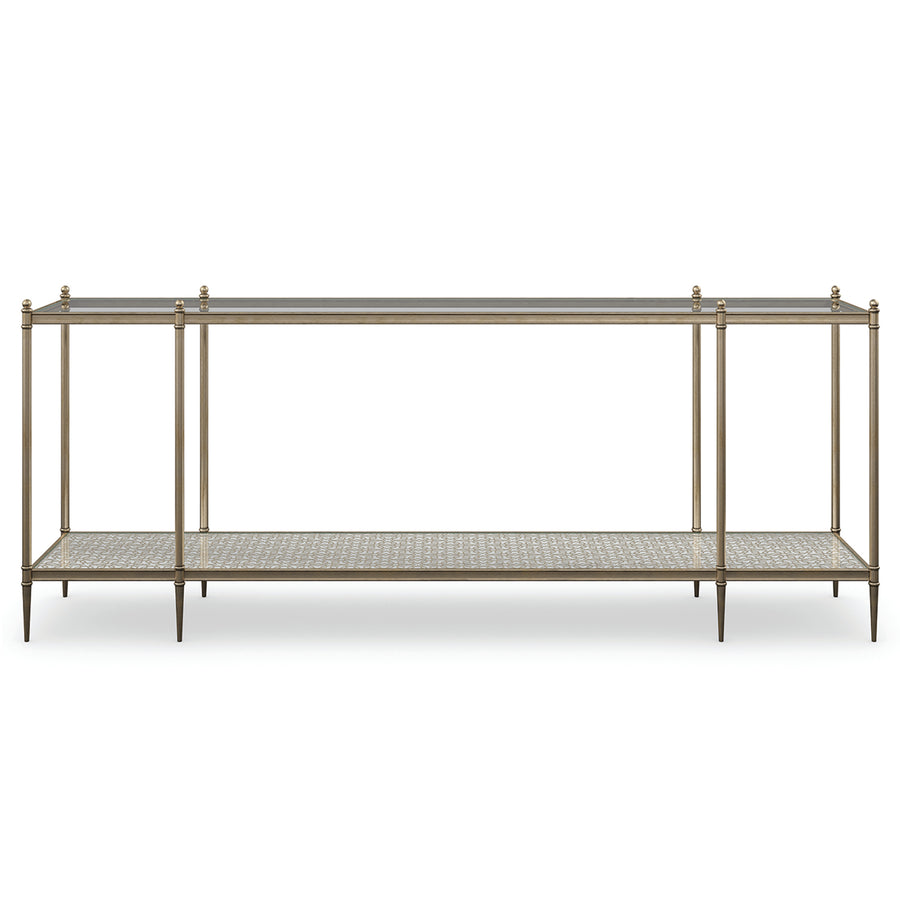 Caracole Perfection New Gold Console Table - Final Sale