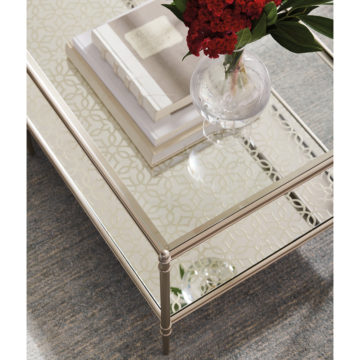 Caracole Perfectable Cocktail Table – Paynes Gray