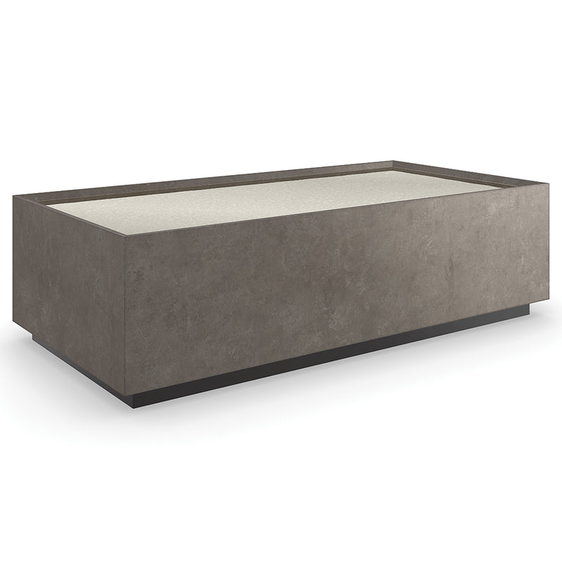 Caracole Dark Matter Cocktail Table – Paynes Gray