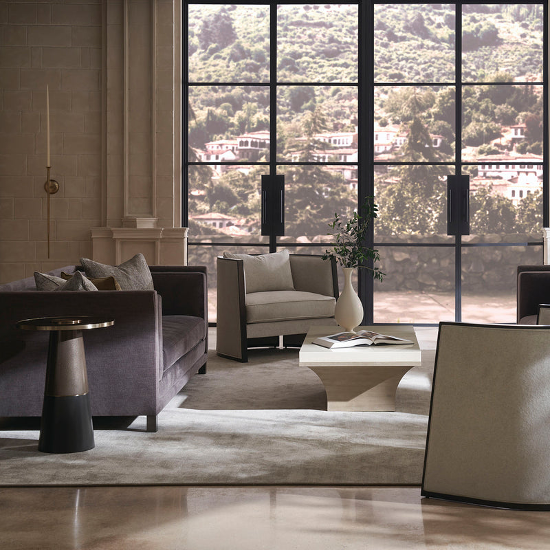 Caracole Aperture Side Table – Paynes Gray