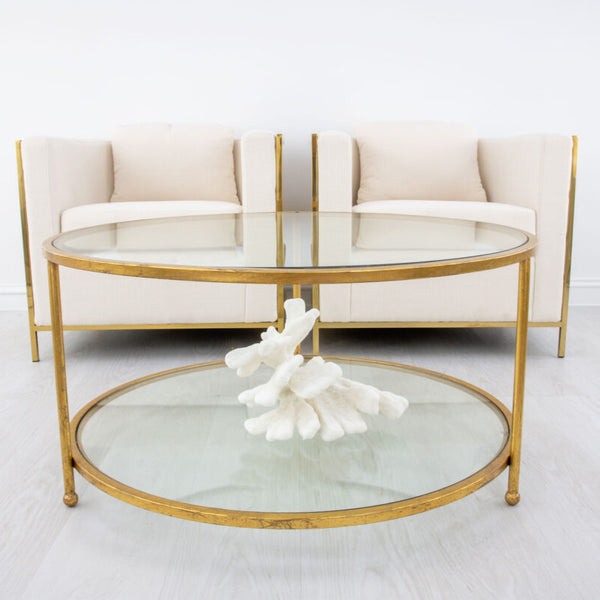 Three Leg Round Coffee Table – Paynes Gray