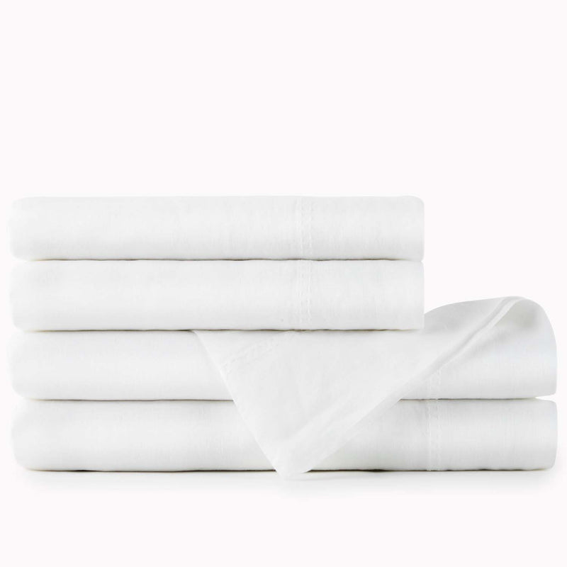 Peacock Alley European Washed Linen Sheet Set – Paynes Gray