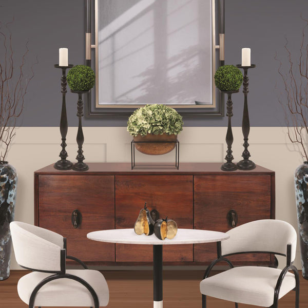 Zara Extra Large Pillar Holder – Paynes Gray