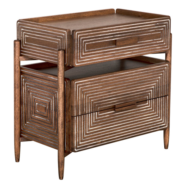 Noir Savino Side Table – Paynes Gray