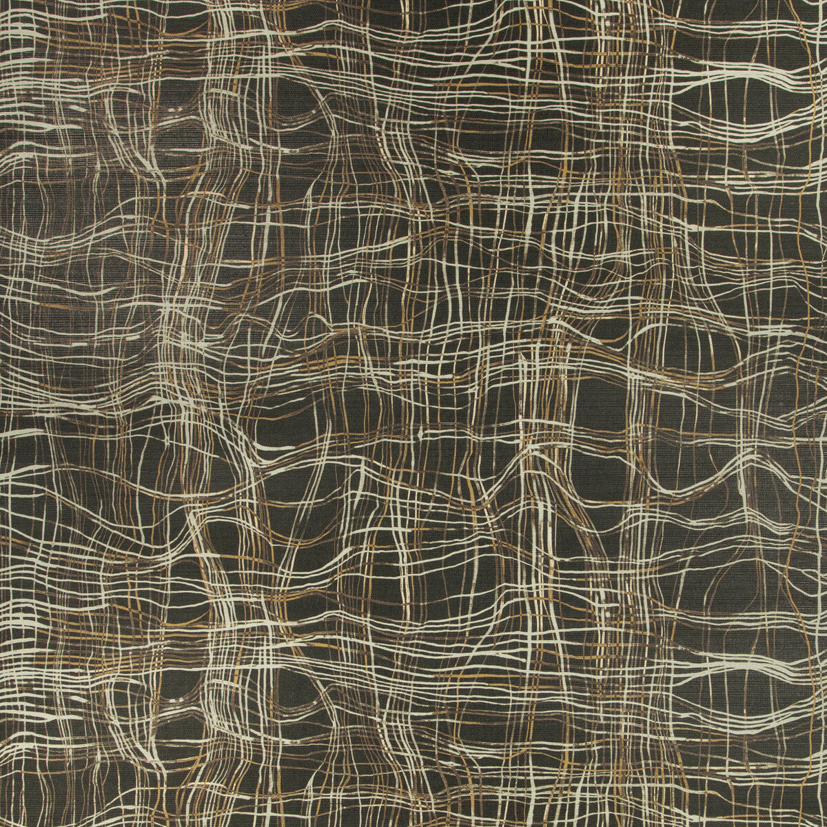 Kelly Wearstler x Lee Jofa Modern Entangle Paper Raven Wallpaper