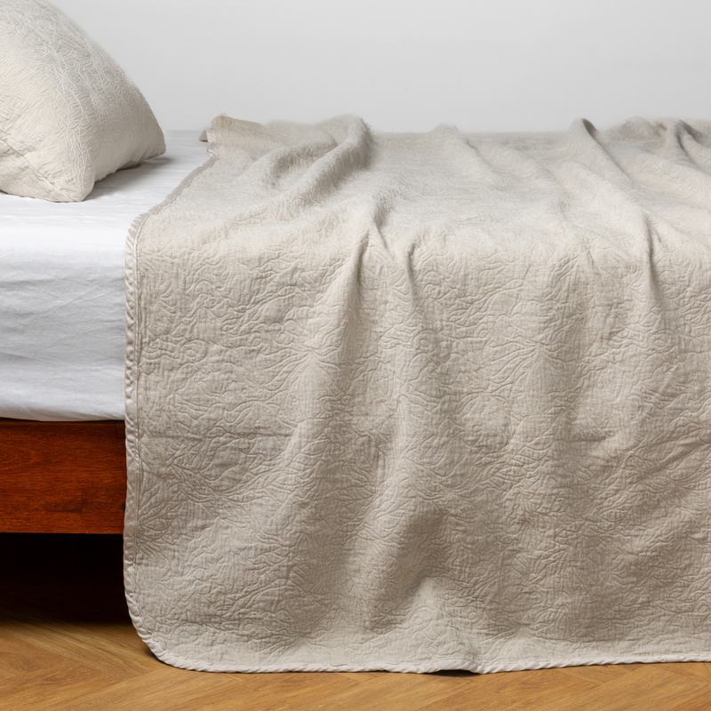 Bella Notte Georgia Bedspread – Paynes Gray