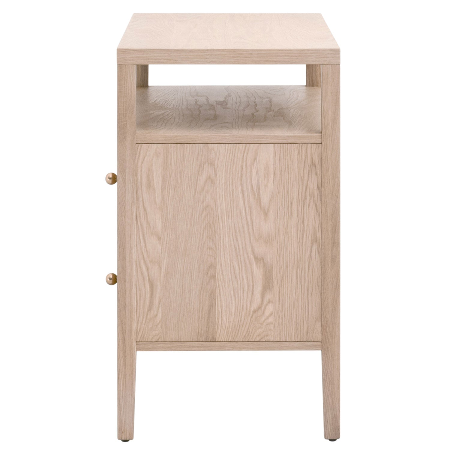Highland 2 Drawer Open Nightstand Set of 2 – Paynes Gray