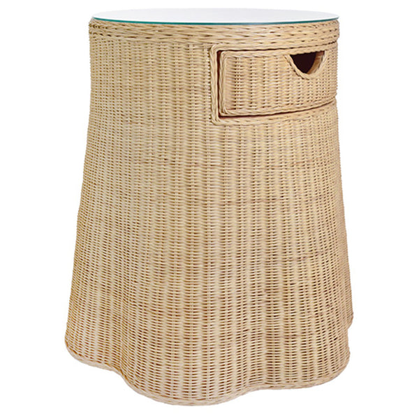 Worlds Away Ingrid Side Table – Paynes Gray