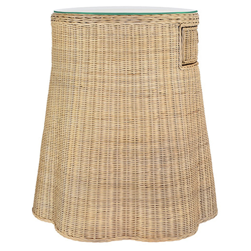 Worlds Away Ingrid Side Table – Paynes Gray