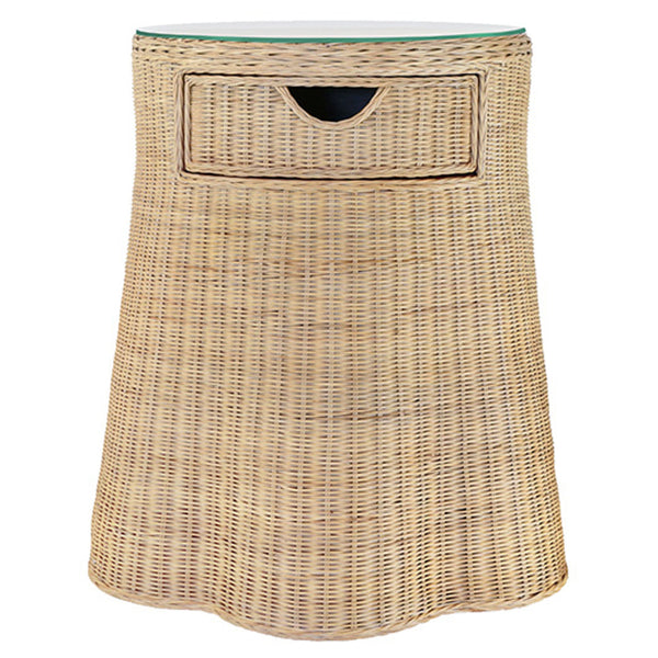 Worlds Away Ingrid Side Table – Paynes Gray