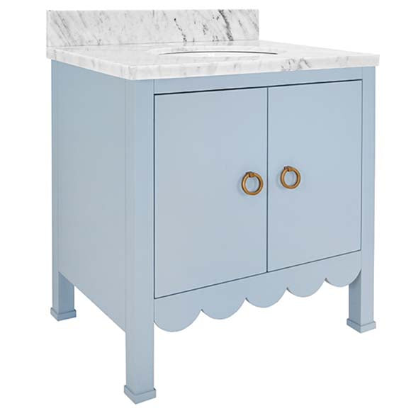 Worlds Away Kealey Bath Vanity – Paynes Gray