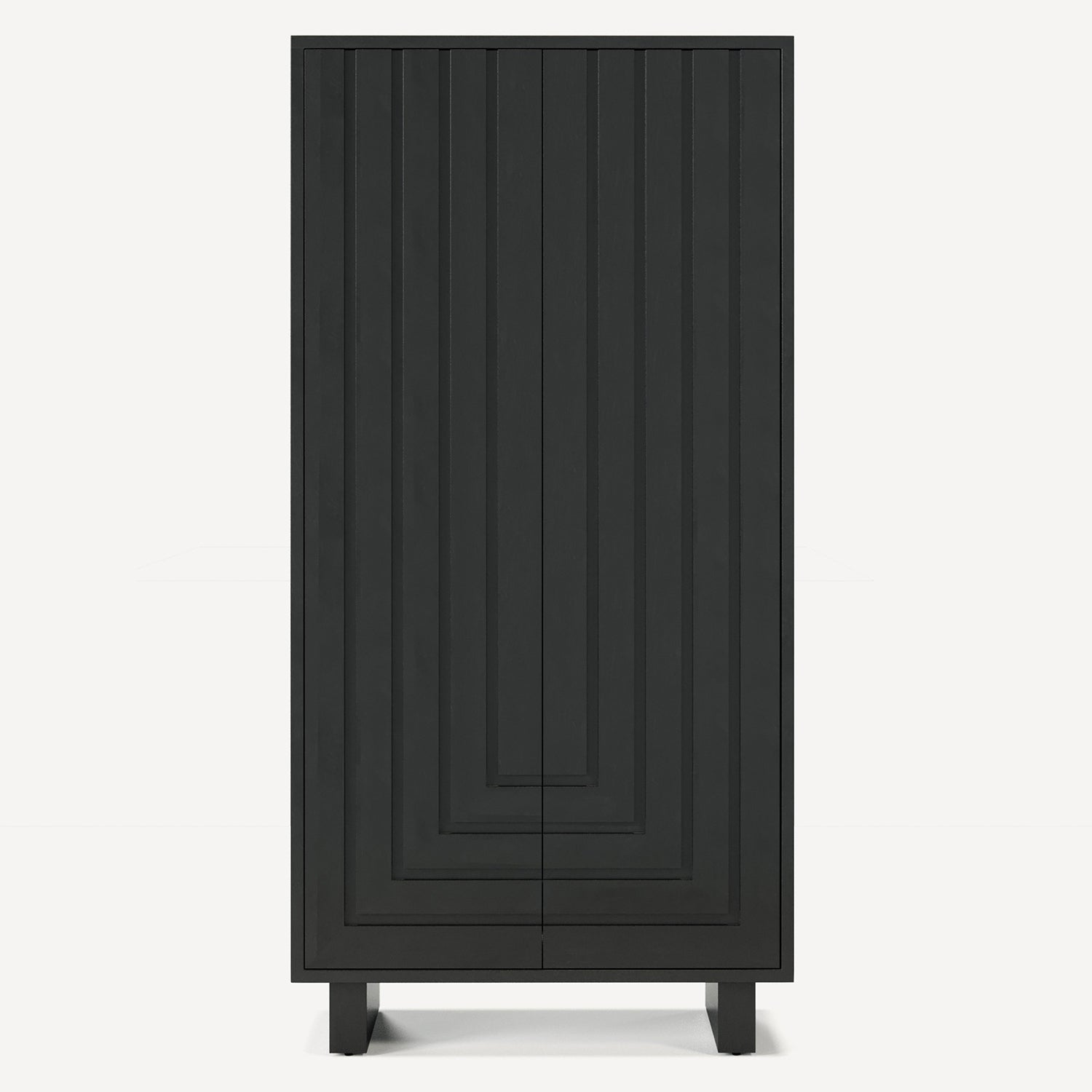Union Home Array Solid White Oak Large Cabinet