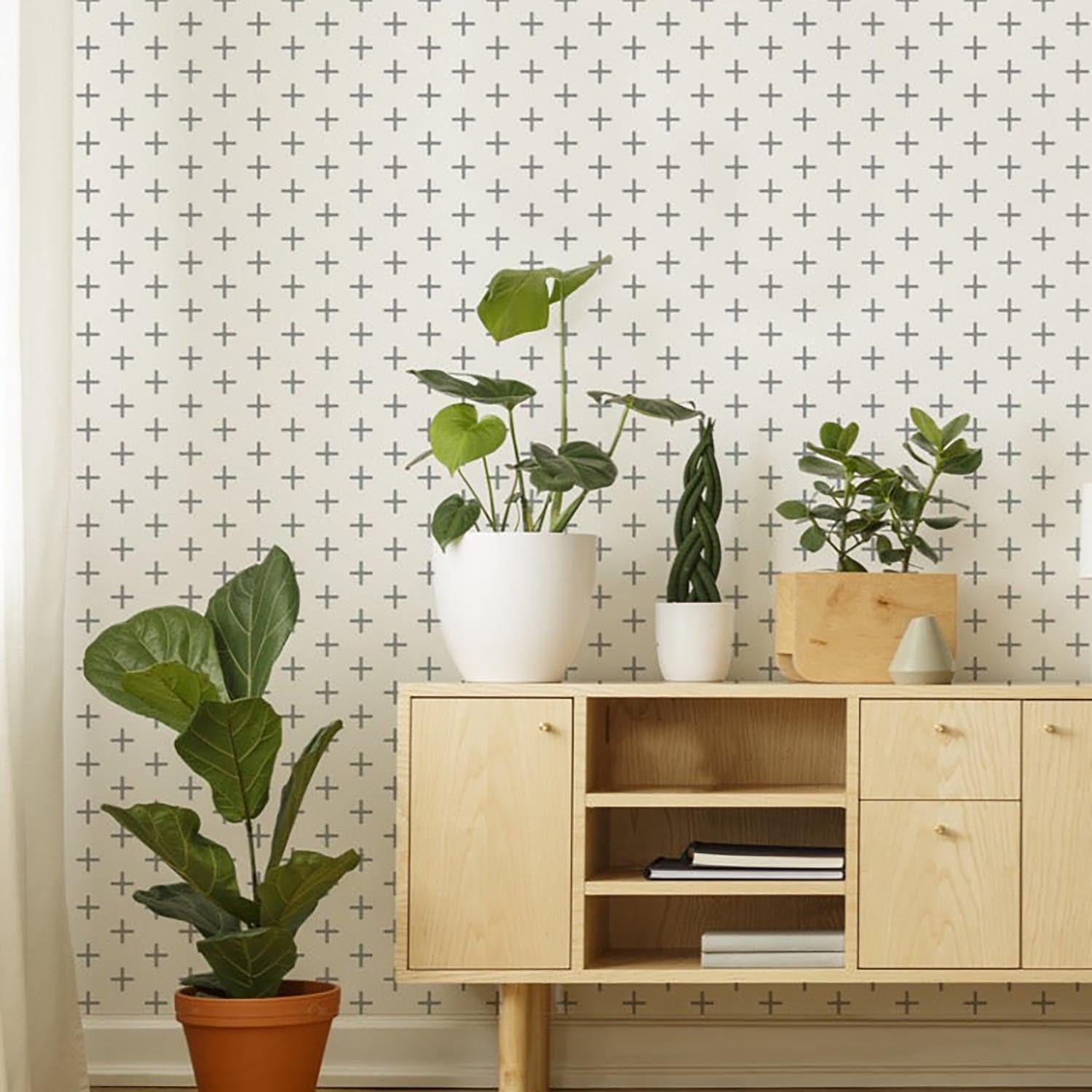 Mitchell Black Addition Wallpaper – Paynes Gray