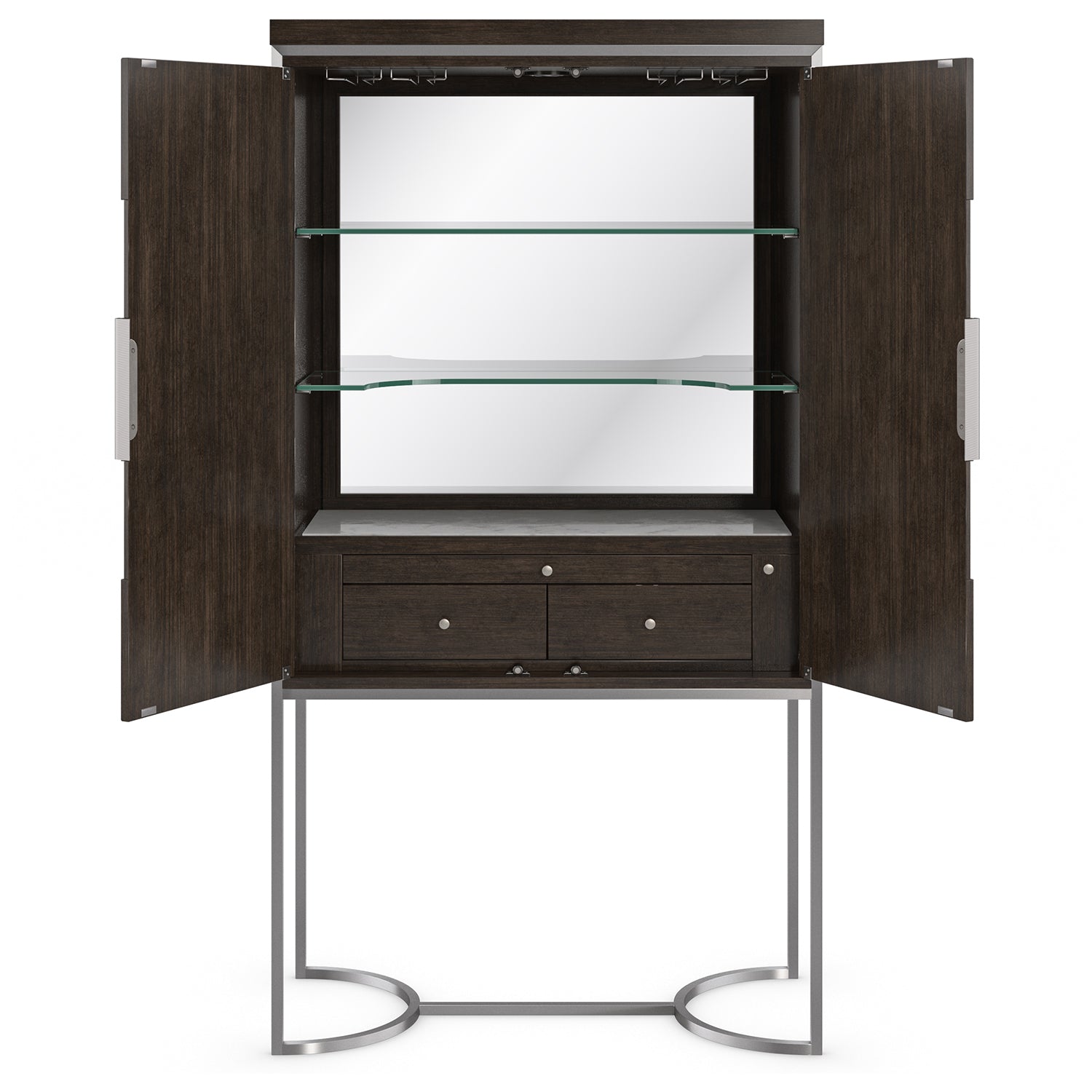 Caracole La Moda Bar Cabinet – Paynes Gray