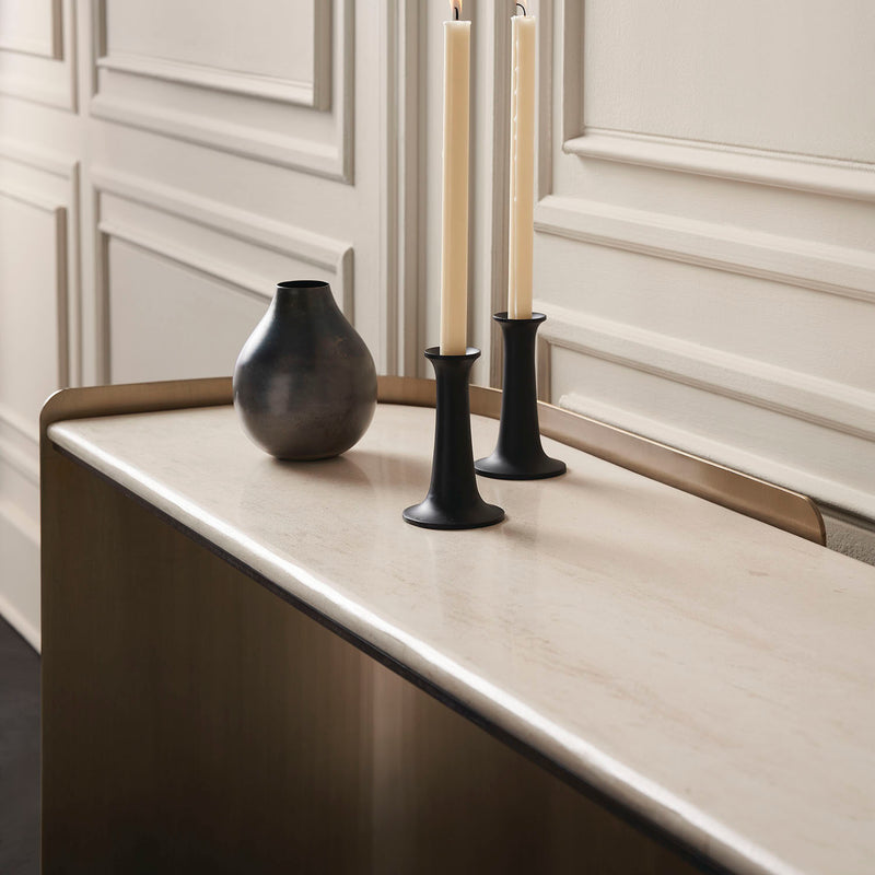 Caracole Movement Console Table – Paynes Gray