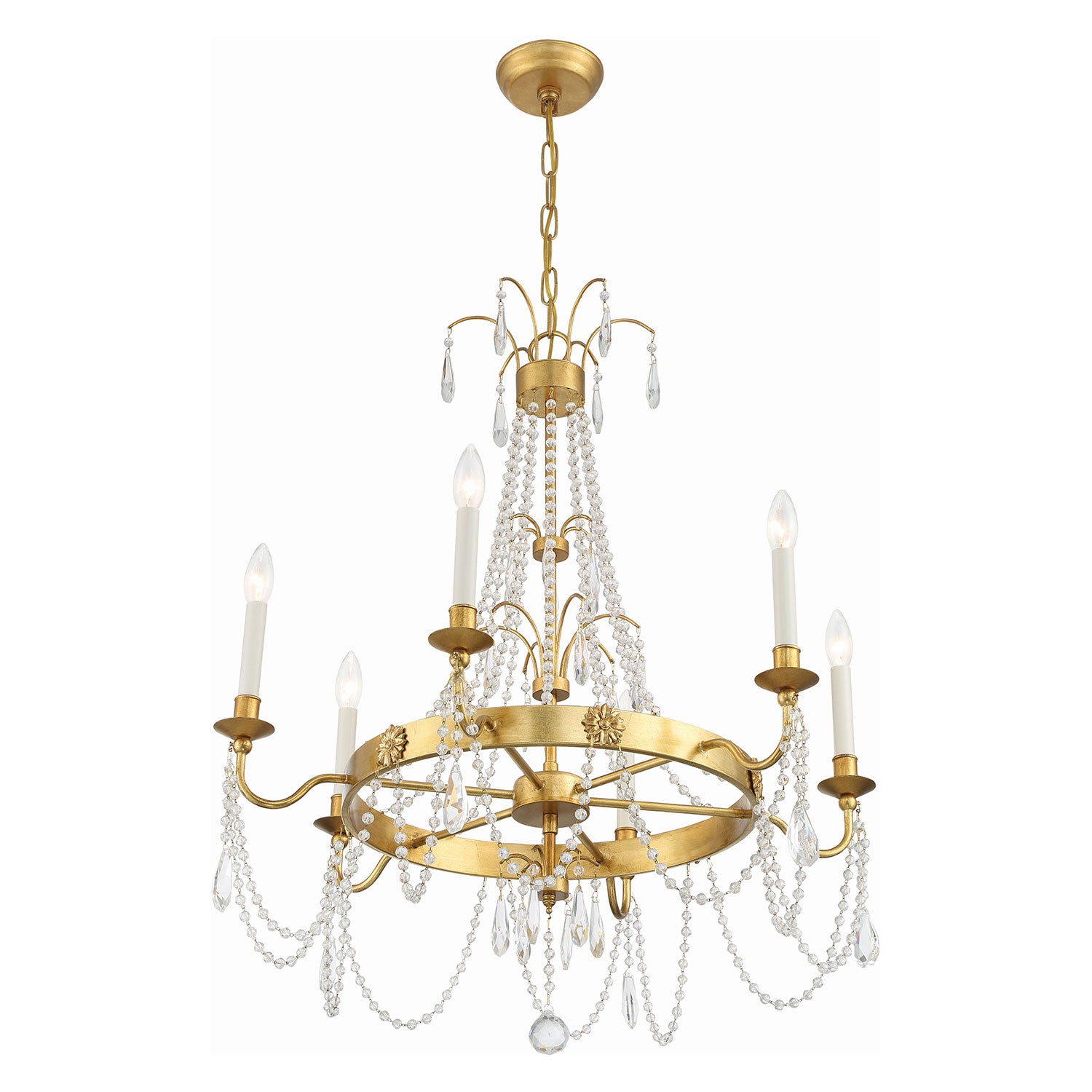 Crystorama Maizey Chandelier – Paynes Gray